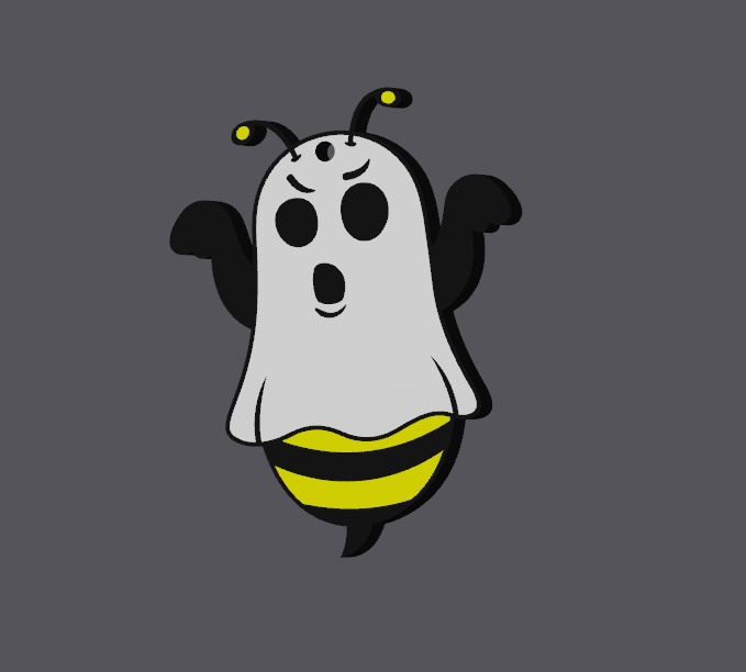 BOO-BEES Keychain by Sloth97 | Download free STL model | Printables.com