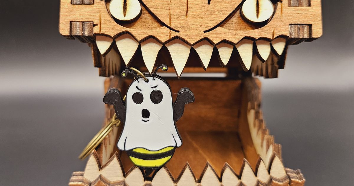BOO-BEES Keychain by Sloth97 | Download free STL model | Printables.com