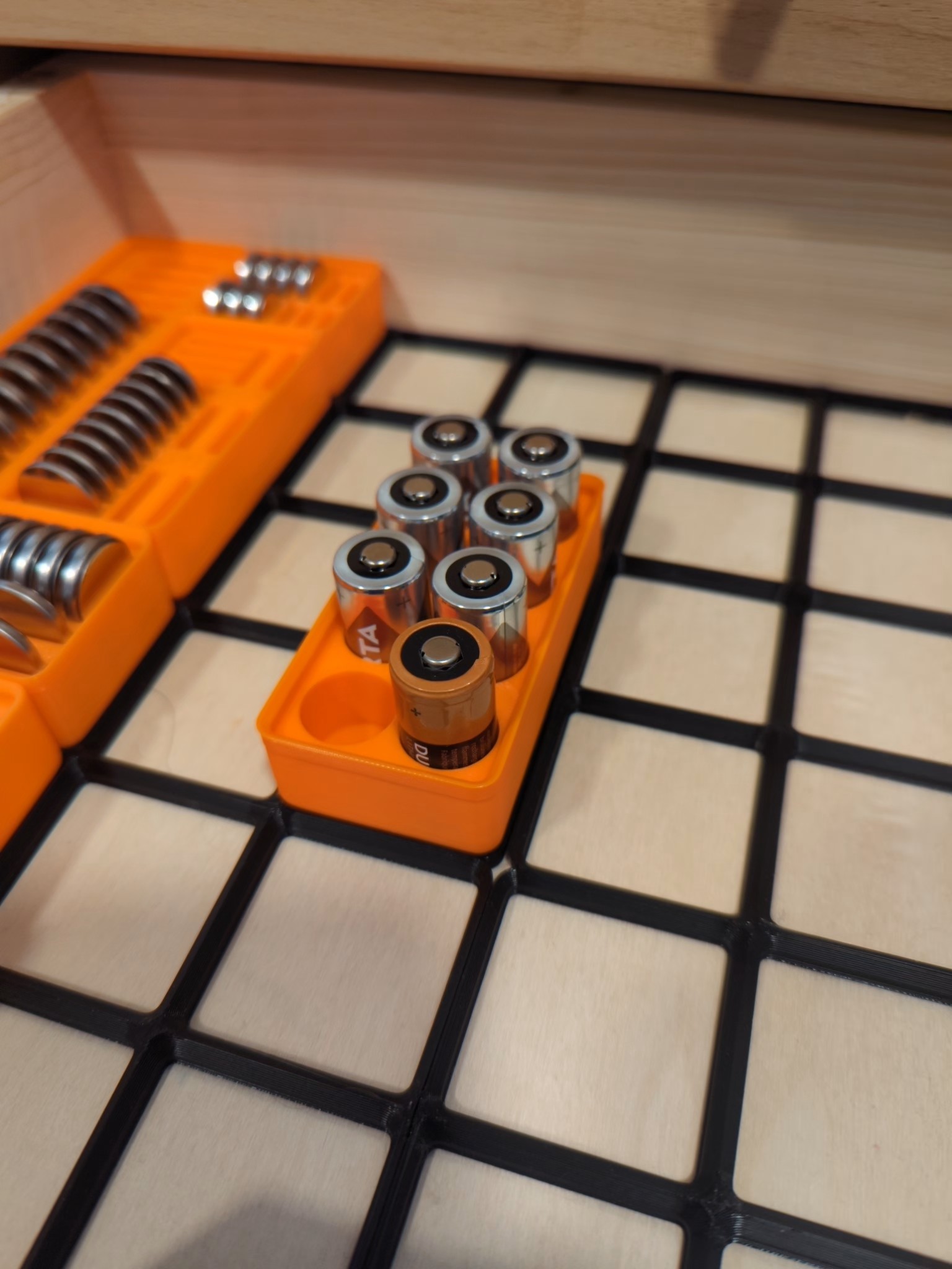 Gridfinity Battery Holders (CR1632, CR2032, CR123(A), LR44) by Lukas | Download free STL model ...