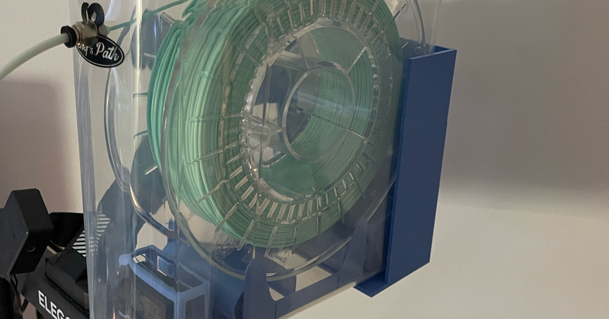 Neptune 3 pro filament spool holder for cereal box container by Mattia ...