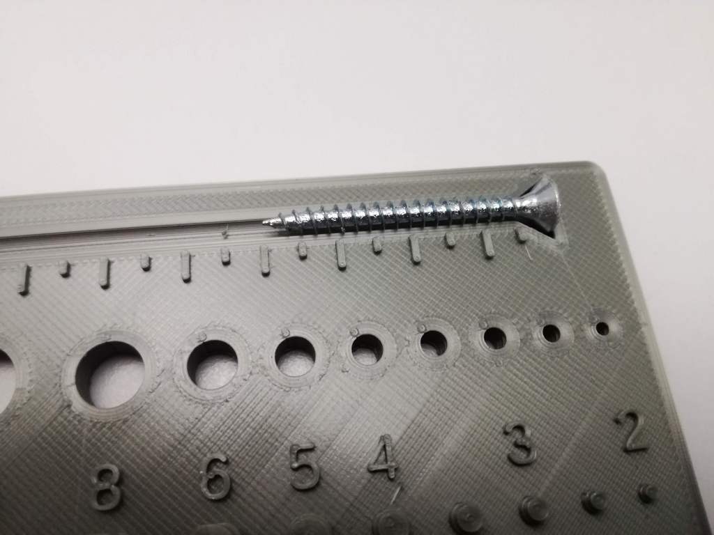 Screw Sizer - metric screws nuts bolts measure jig by Rocco Nicola ...