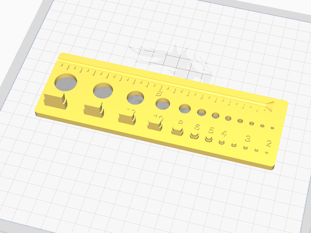 Screw Sizer - metric screws nuts bolts measure jig by Rocco Nicola ...