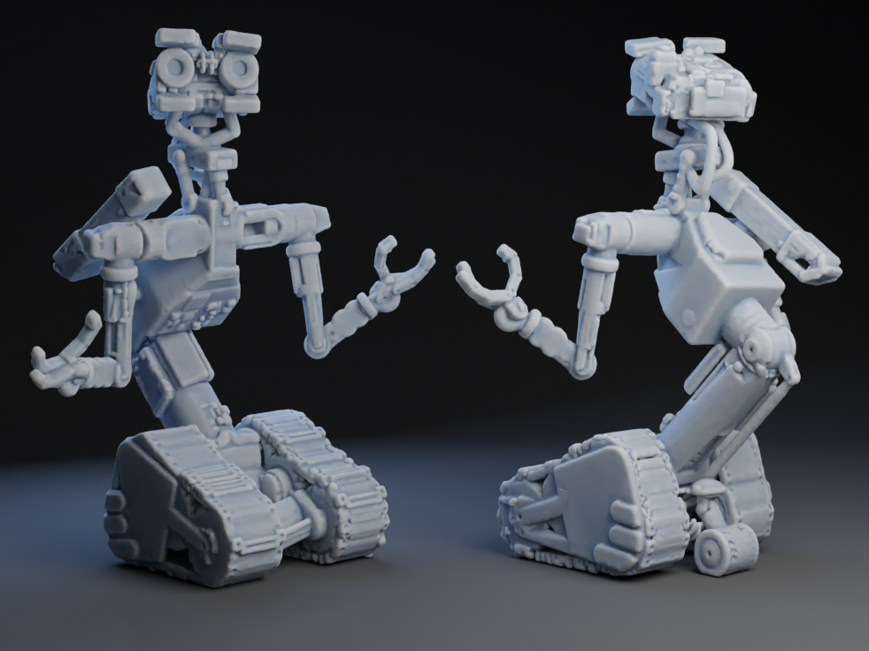 Johnny 5 Version 2 by Peter Farell | Download free STL model ...