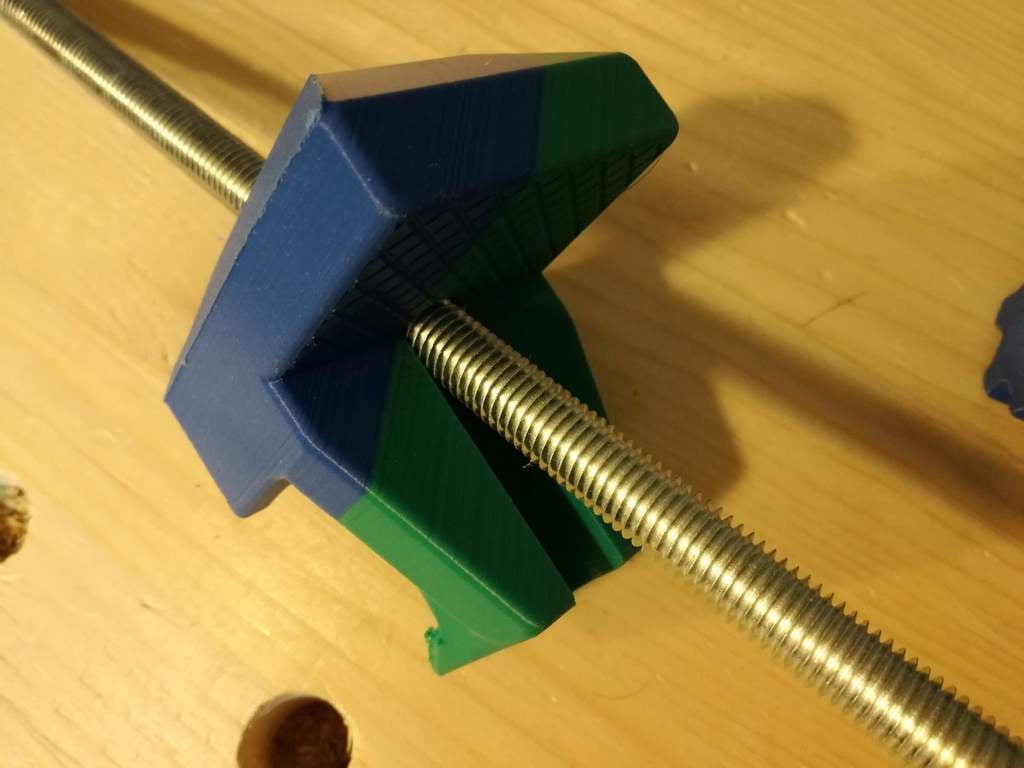 Easy Adjust Sliding Bar Clamp M12 threaded rod by Rocco Nicola Lombardi ...