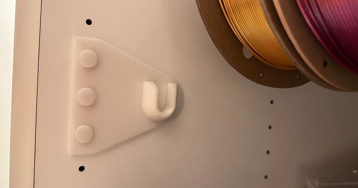 PAX Cabinet Filament Holder - Wardrobe Rod by Bjørn Frihagen | Download free STL model ...