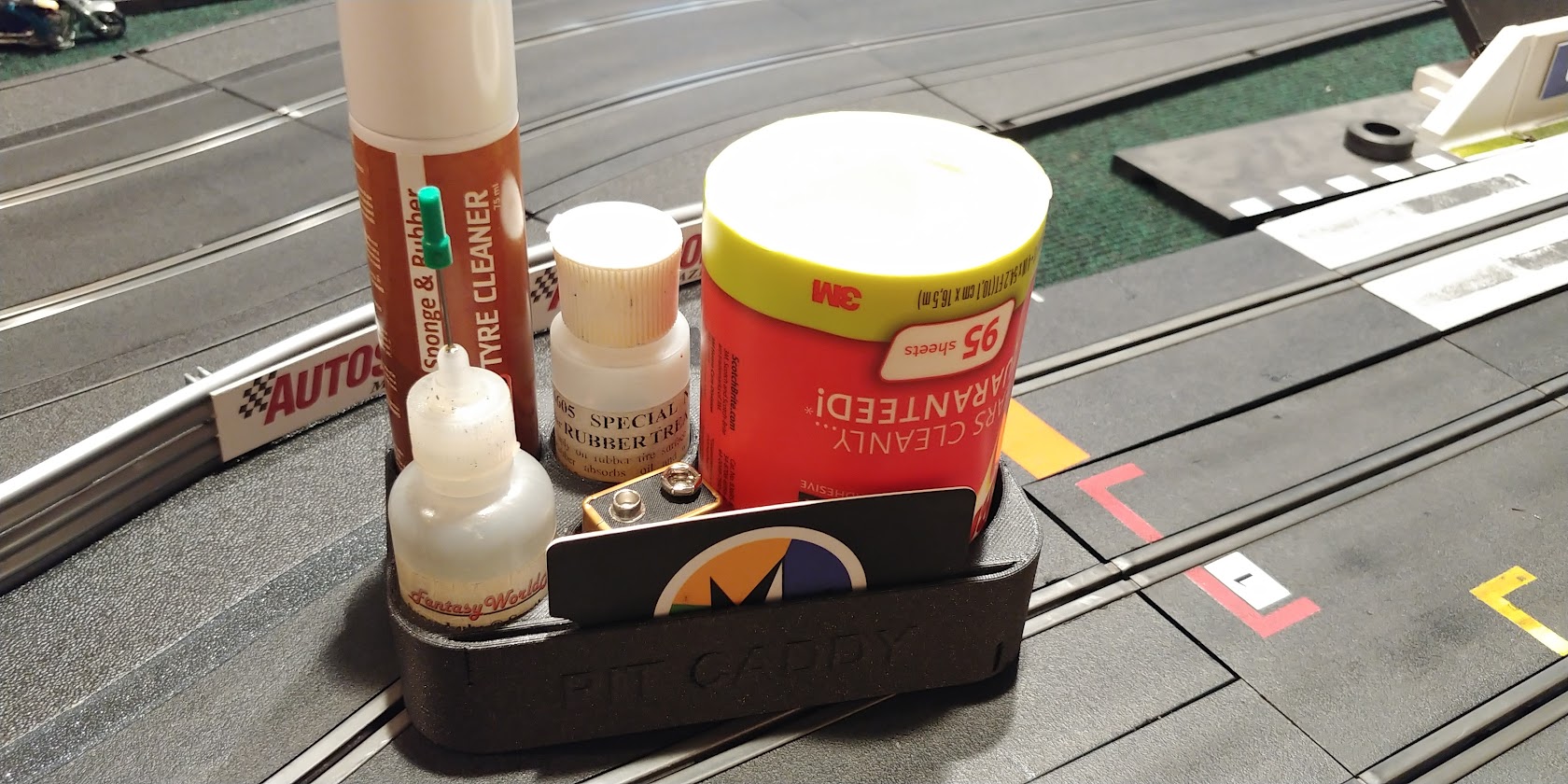 Slot Car Track Pit Caddy by MrFlippant | Download free STL model ...