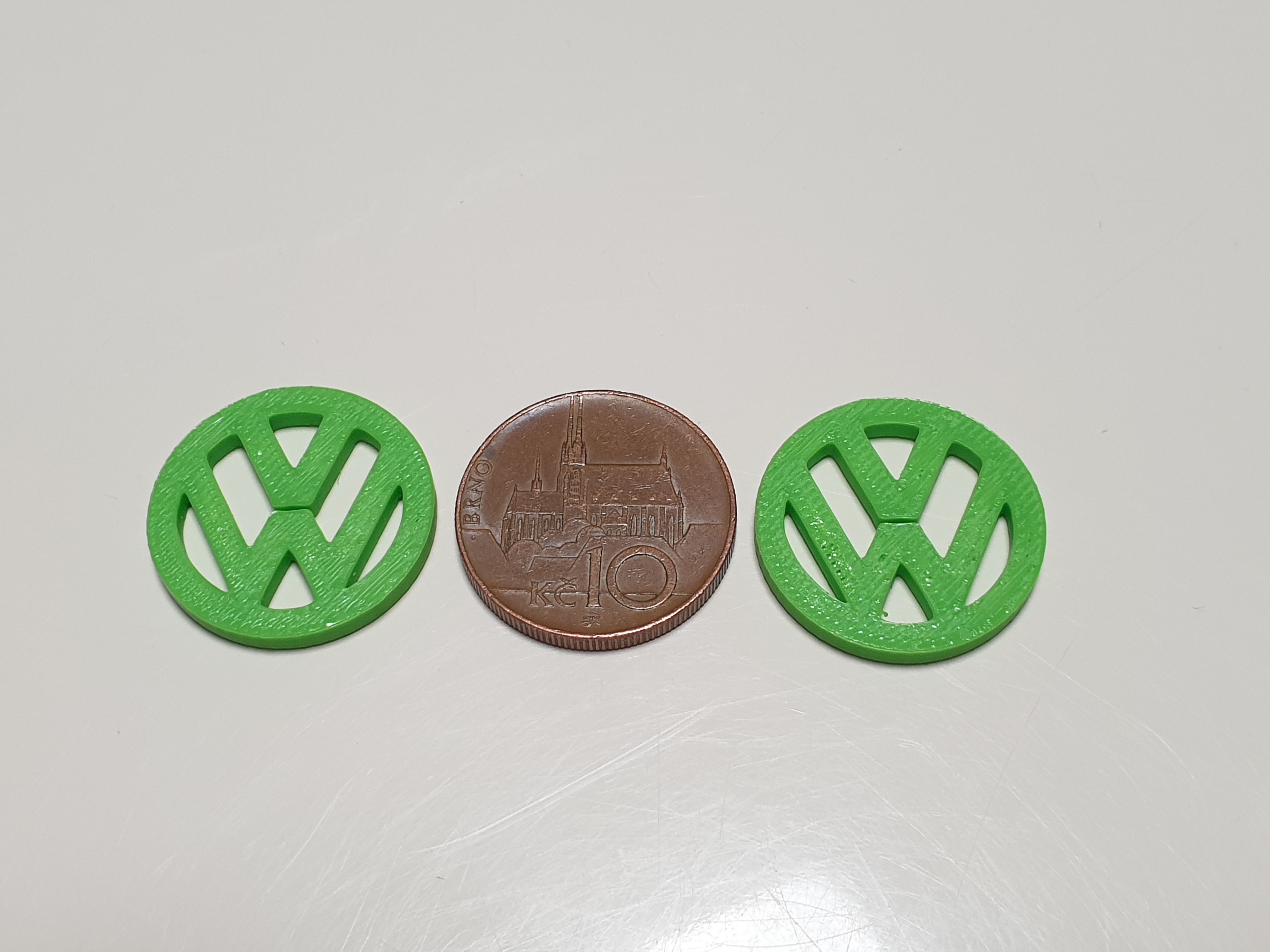 VW žetonek do košíku 10kč by Hába | Download free STL model ...