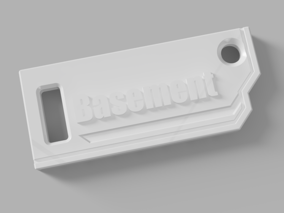 Modern Keychain by Antek M Studio | Download free STL model ...