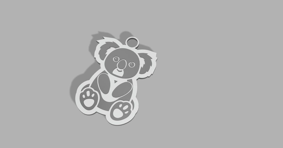 Koala Key by Hoope | Download free STL model | Printables.com