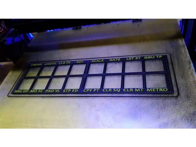 Korg Electribe 2 pad overlay by Broeke | Download free STL model ...
