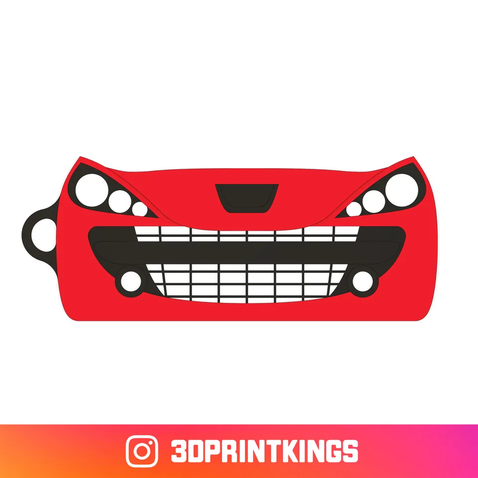 Peugeot 207 - Key Chain by 3dprintkings | Download free STL model ... Peugeot 207 - Key Chain by 3dprintkings | Download free STL model ...