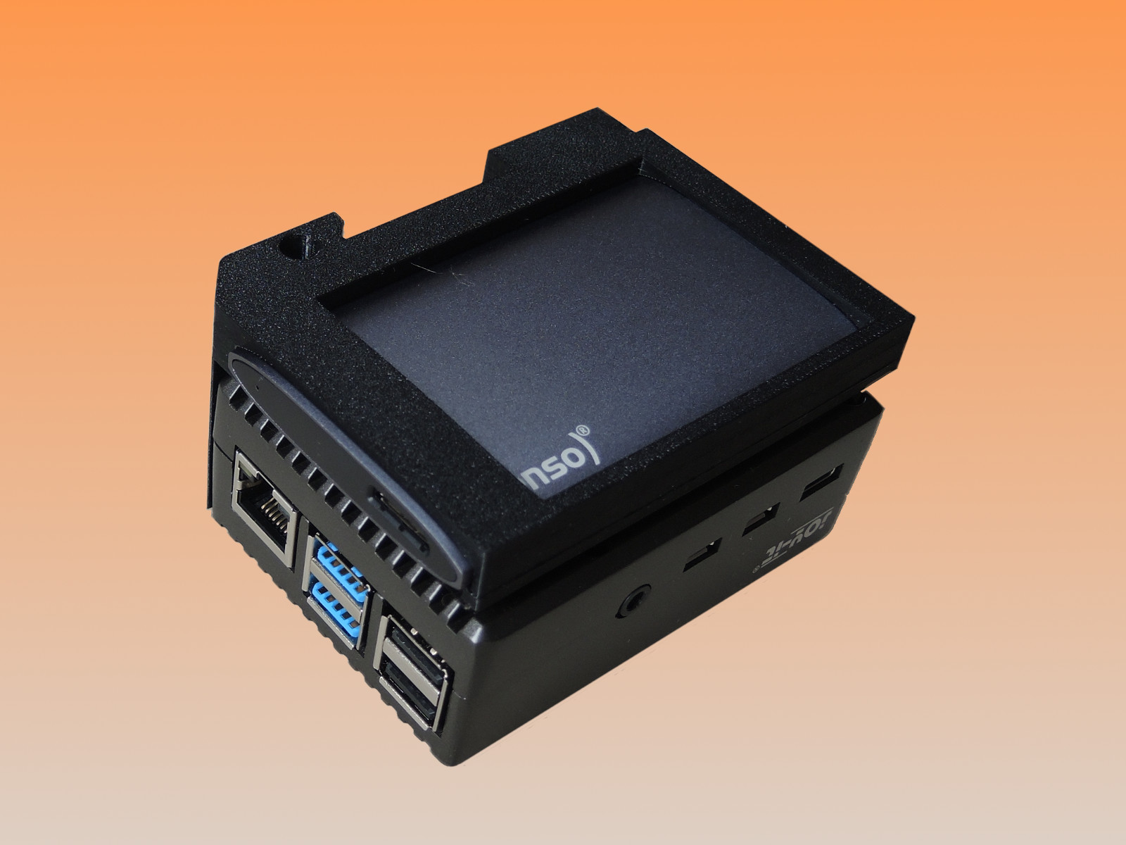 DIN-Rail Adapter for Raspberry Pi 4 Case by Sam | Download free STL ...