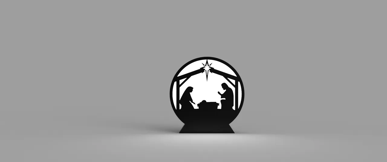 Nativity Scene Light Box by ThreeDimensions | Download free STL model ...