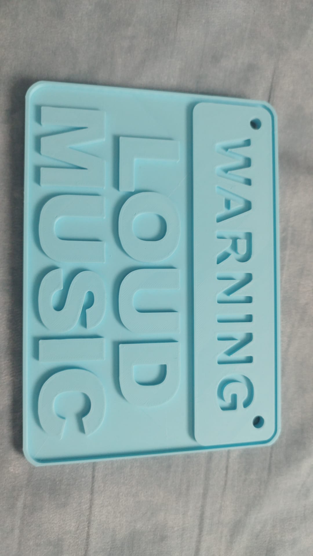 hangable loud music sign by Bengale | Download free STL model ...