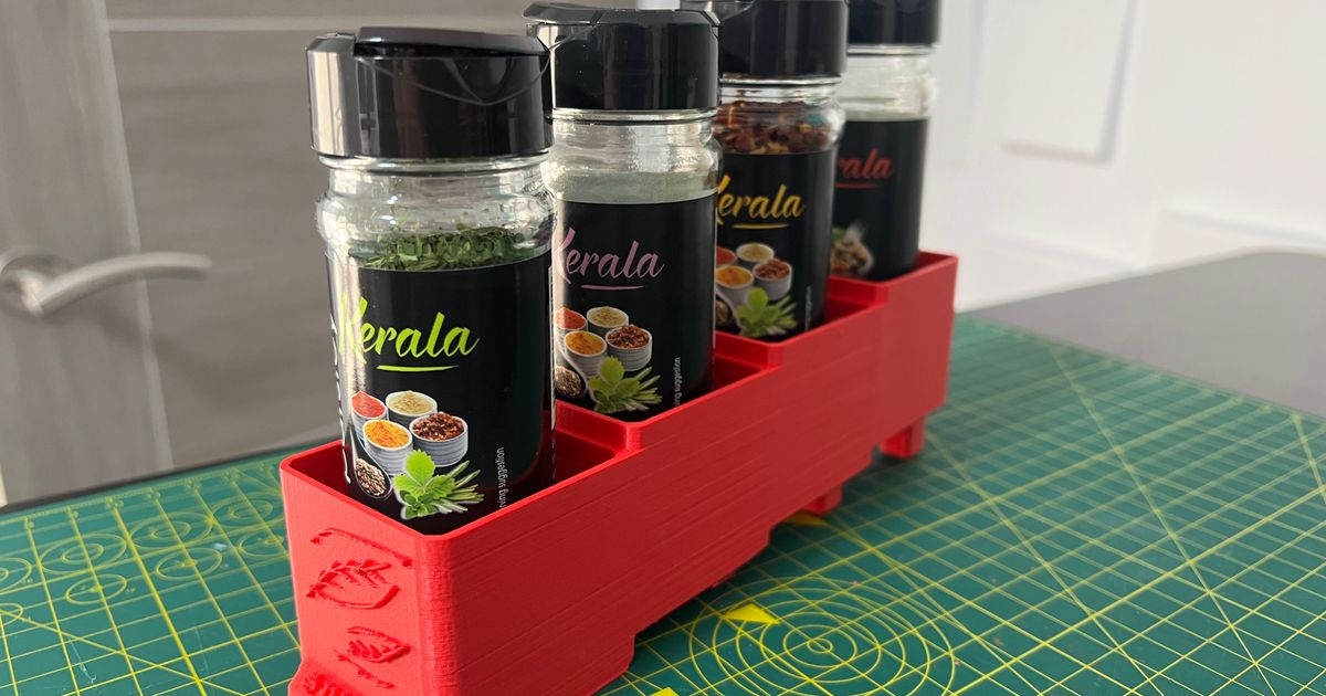 Elevated Spice Rack by Peter Martin | Download free STL model ...