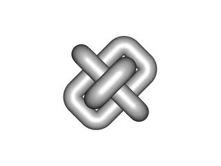 Decorative Triple Link by crashlaw | Download free STL model ...