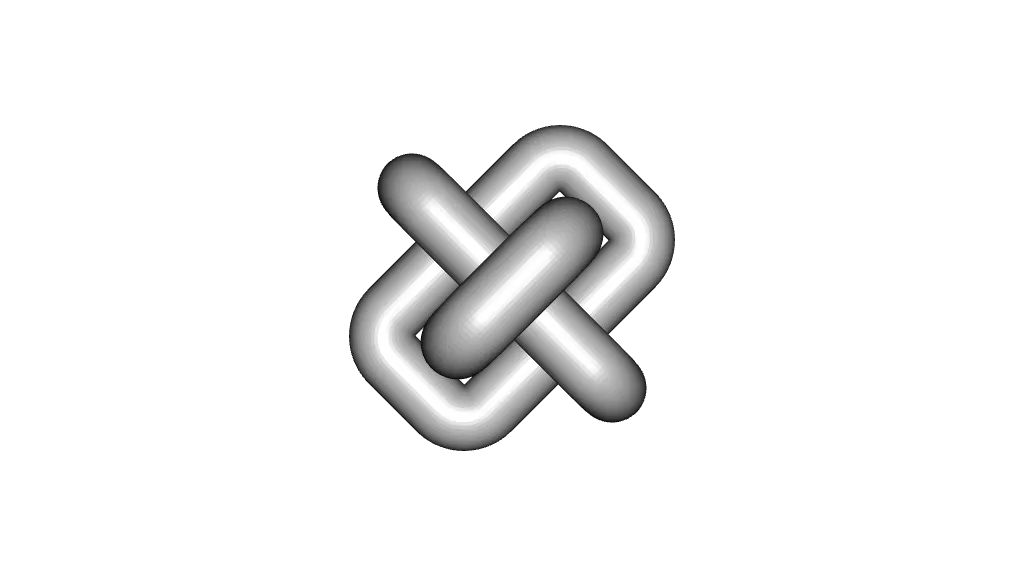 Decorative Triple Link by crashlaw | Download free STL model ...
