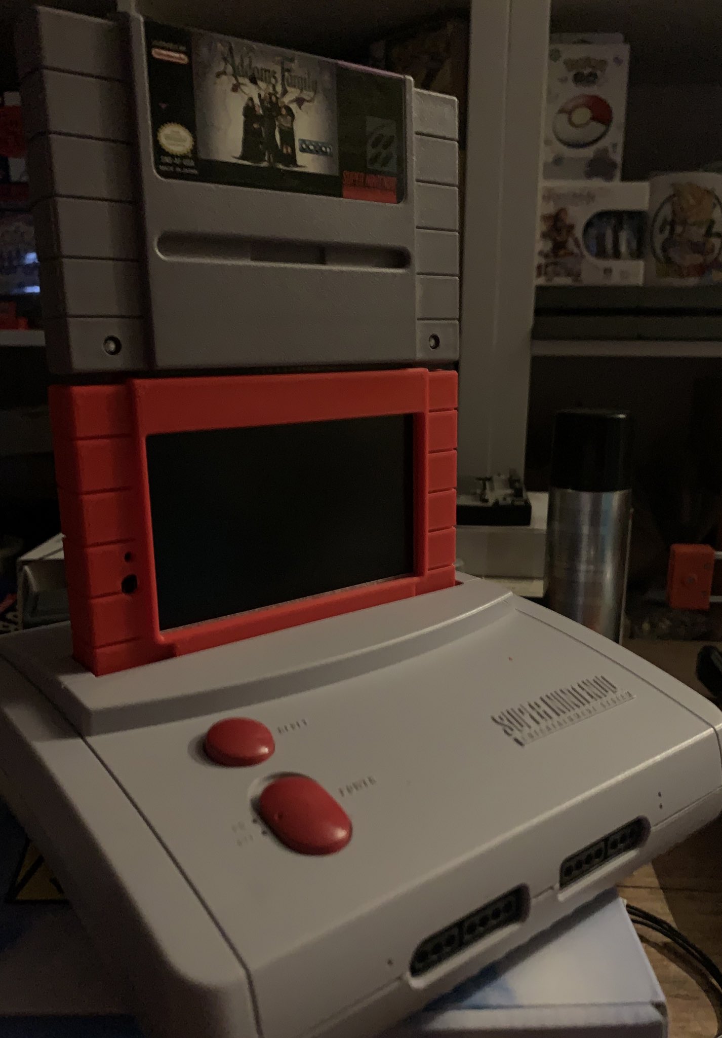 SNES LCD Screen Housing/Shell (US NTSC version) by RetroGameRevival ...