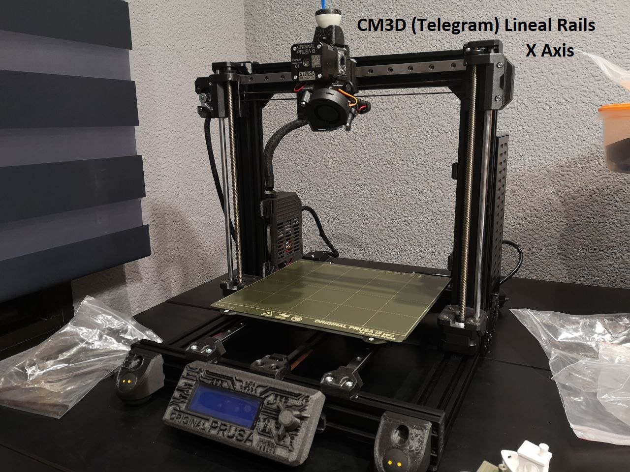 Prusa MK3s+ Lineal Rails X axis (Bear Project and CM3D remixed) by ...