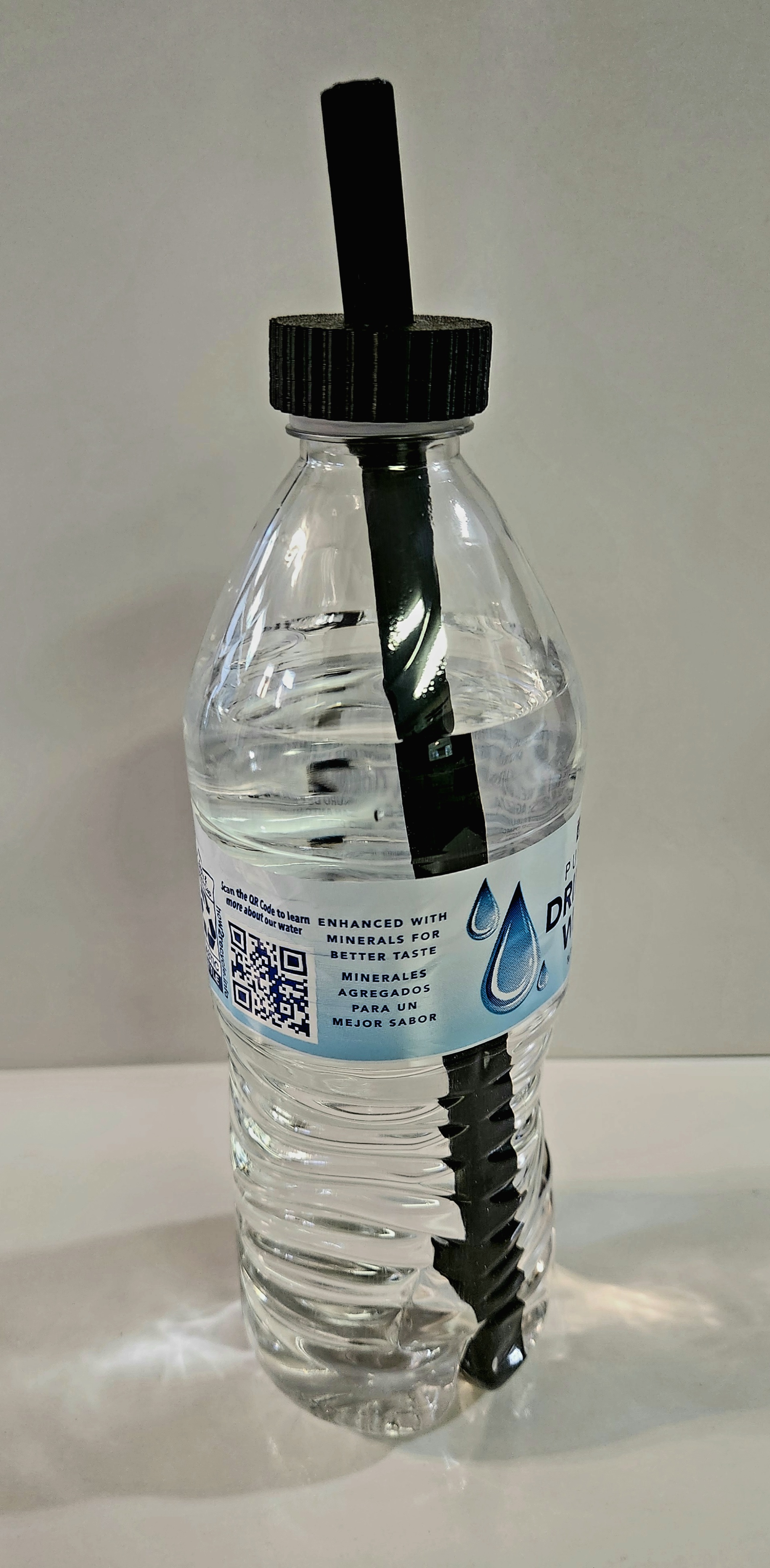 Soda/Water Bottle Cap and Straw by BeautifulLEDs | Download free STL ...