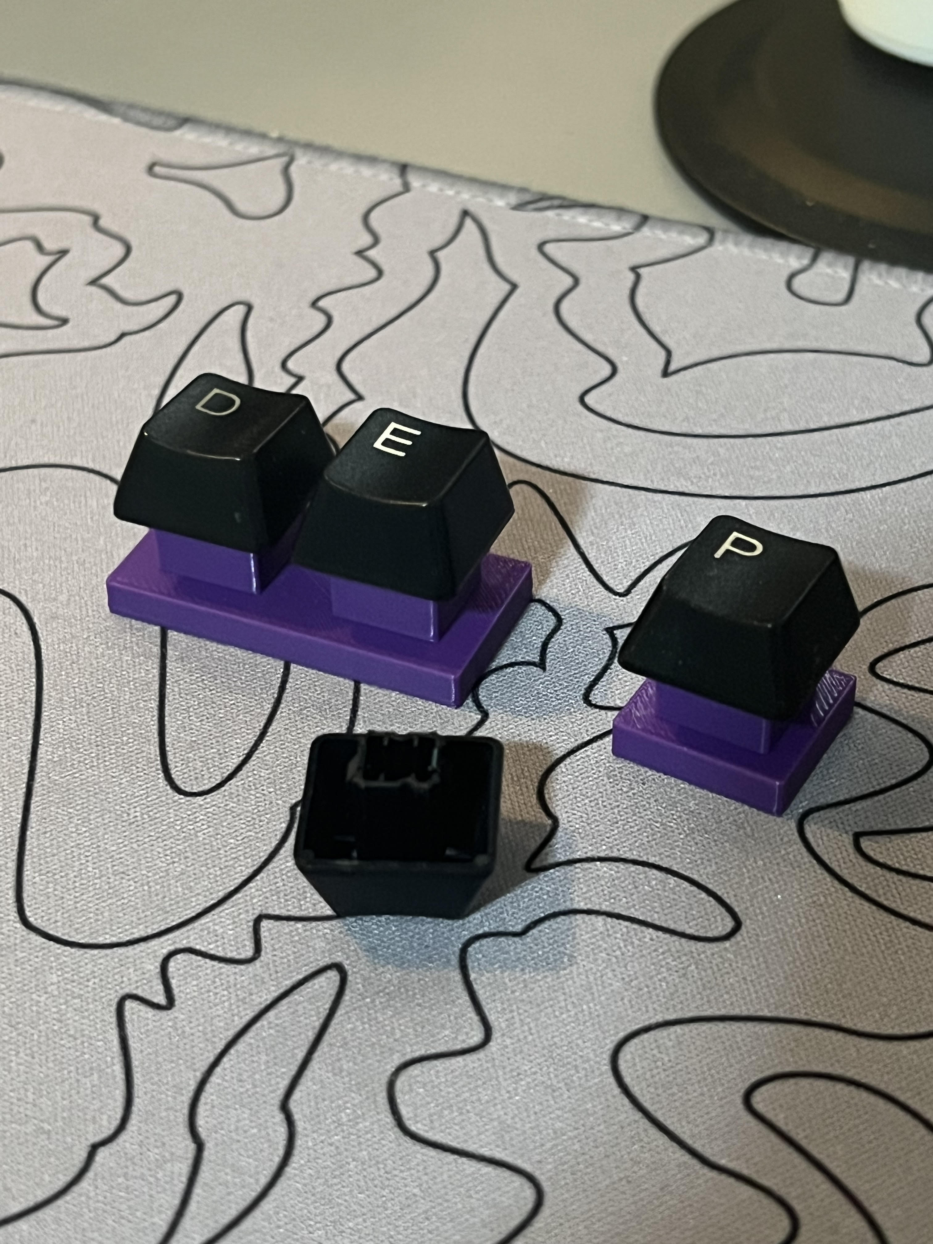 Keycap Name Plate by nopack | Download free STL model | Printables.com