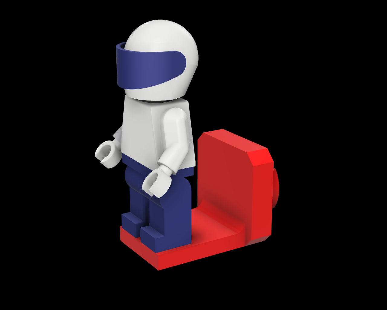 QUBE Case Mount for LEGO Minifigs by Real 3D Prints | Download free STL ...