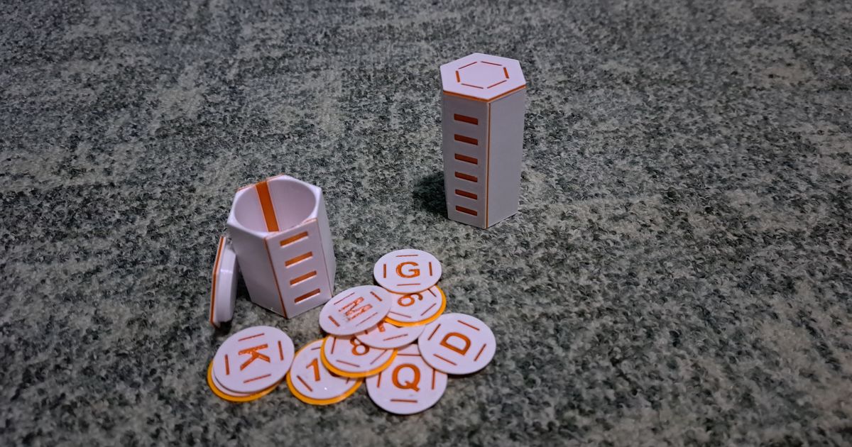 | Catan | Number Chits Container - base game by Sedak | Download free ...