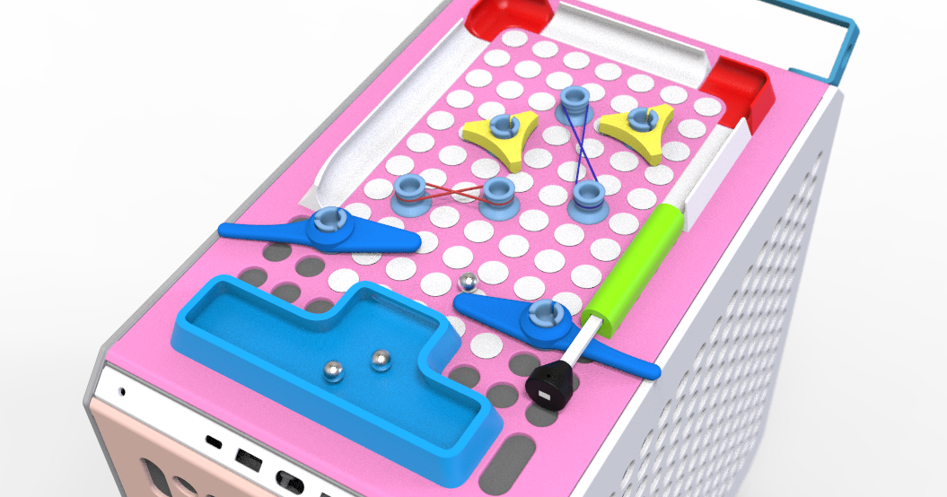 Pinball mod for QUBE 500 by Logr47 | Download free STL model ...