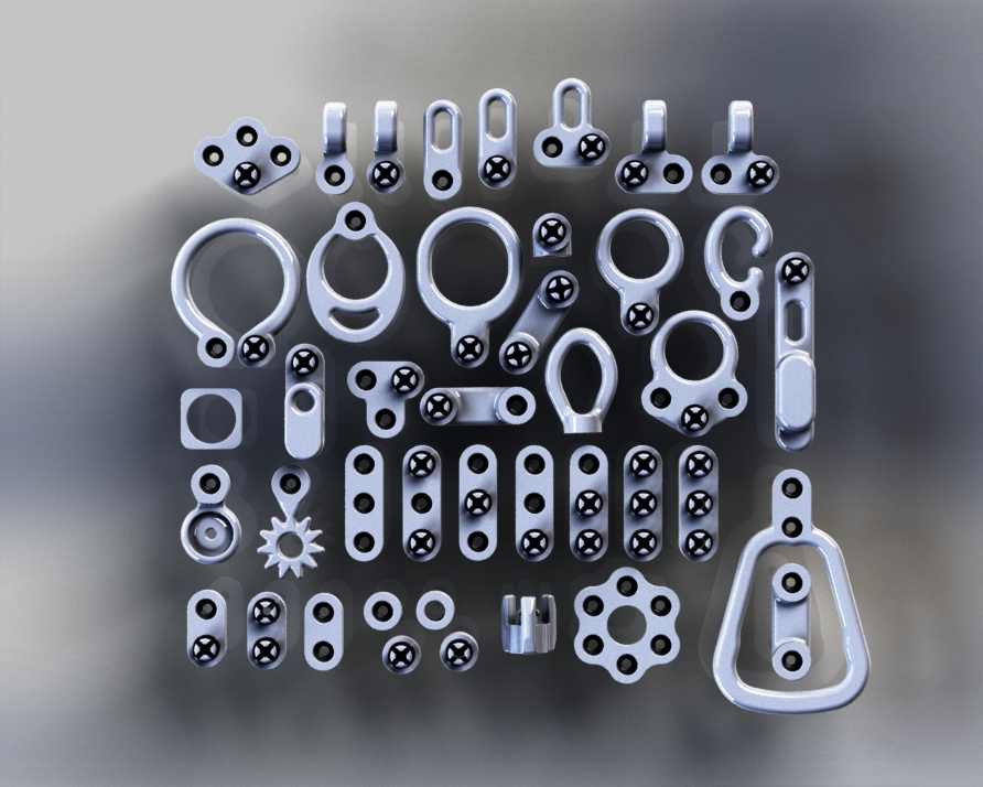 A Creative Kit For Making A Pendant by dmc | Download free STL model ...