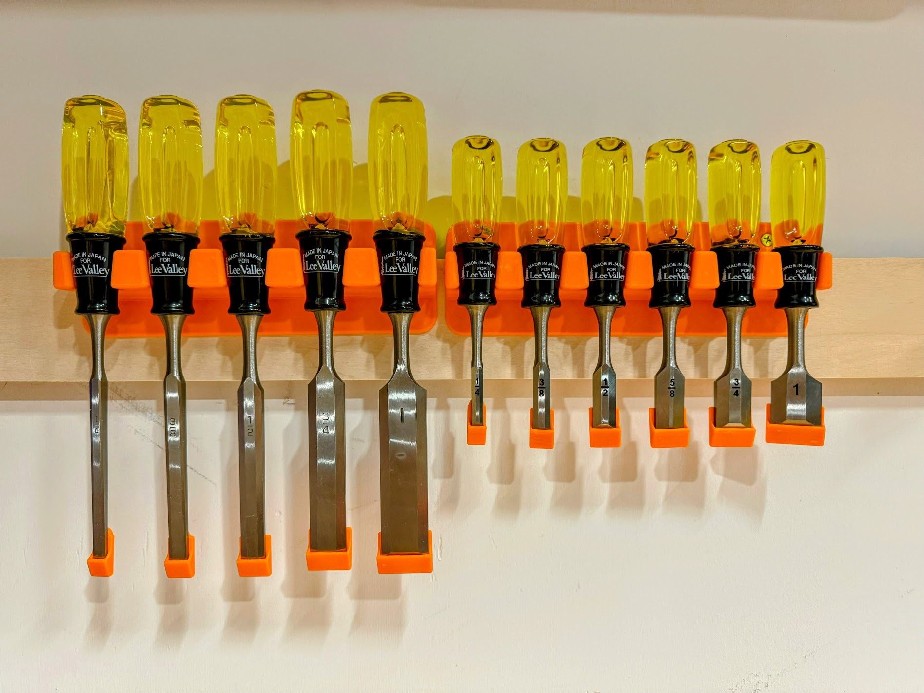 Chisel Wall Holders (5x and 6x) by Siming | Download free STL model ...