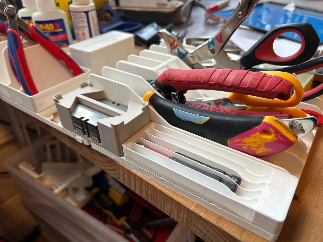 Utility Blade Storage Module Gridfinity [v2] by Don't Panic Studio ...