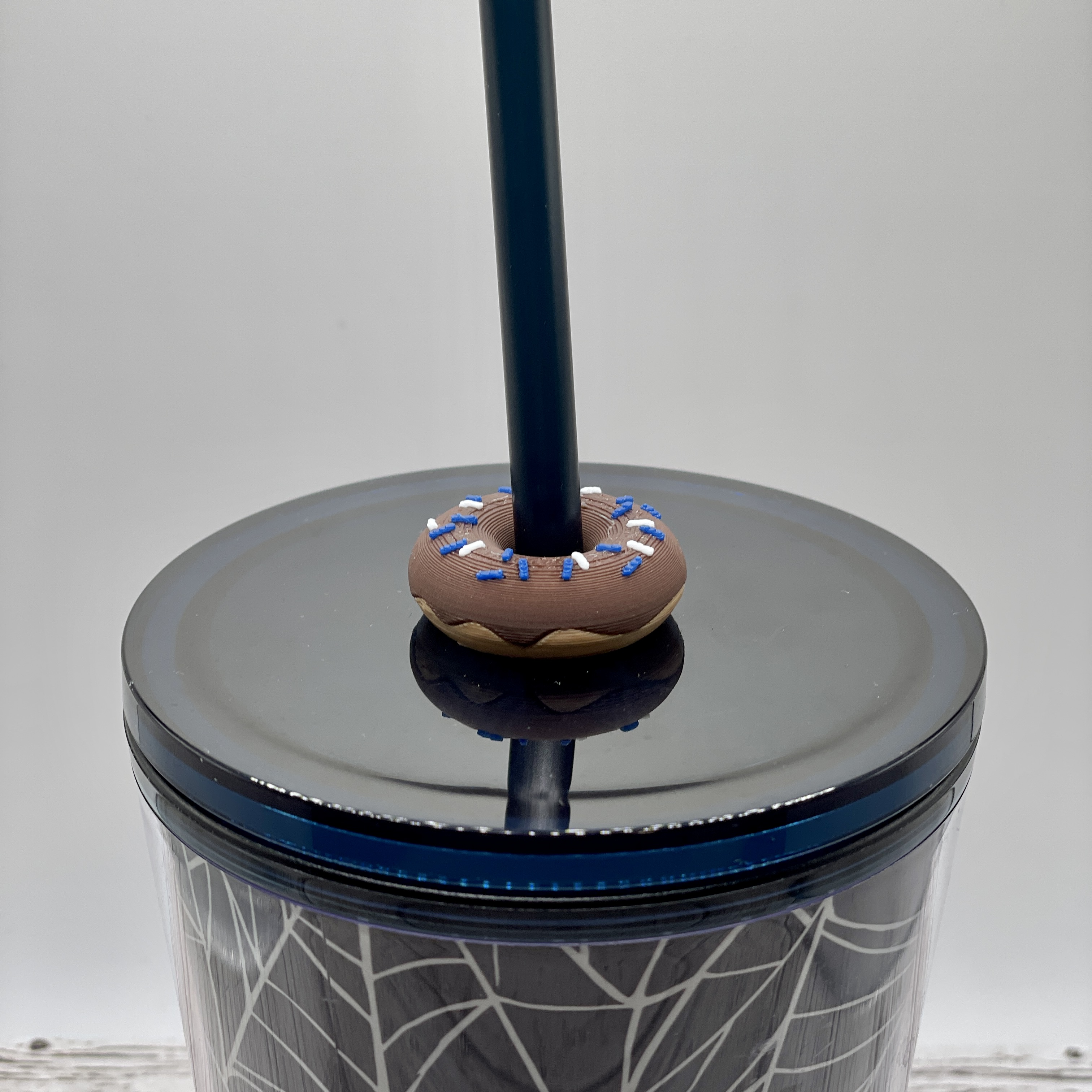 Donut Straw Topper by Noob3dPrinting | Printables Store