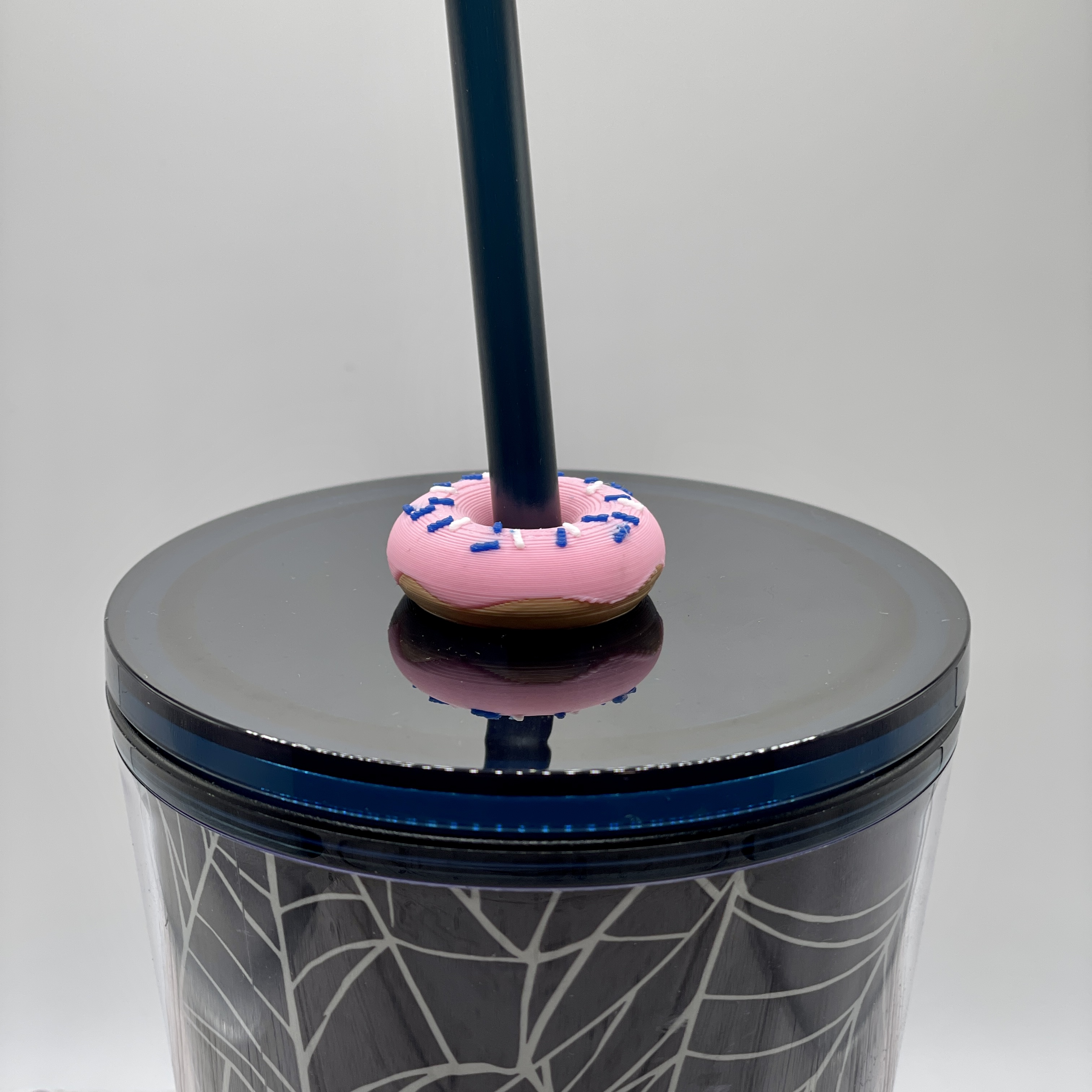 Donut Straw Topper by Noob3dPrinting | Printables Store