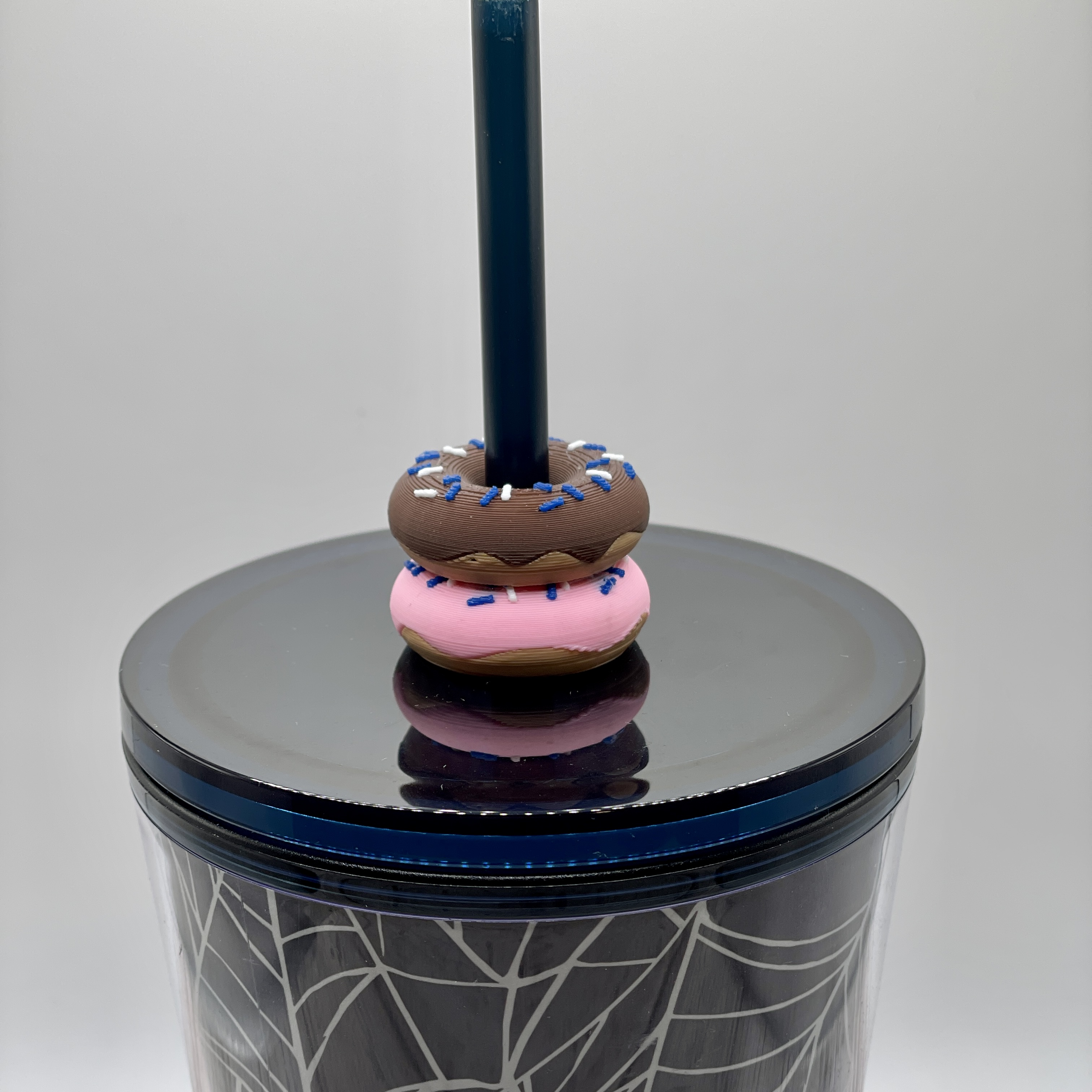 Donut Straw Topper by Noob3dPrinting | Printables Store
