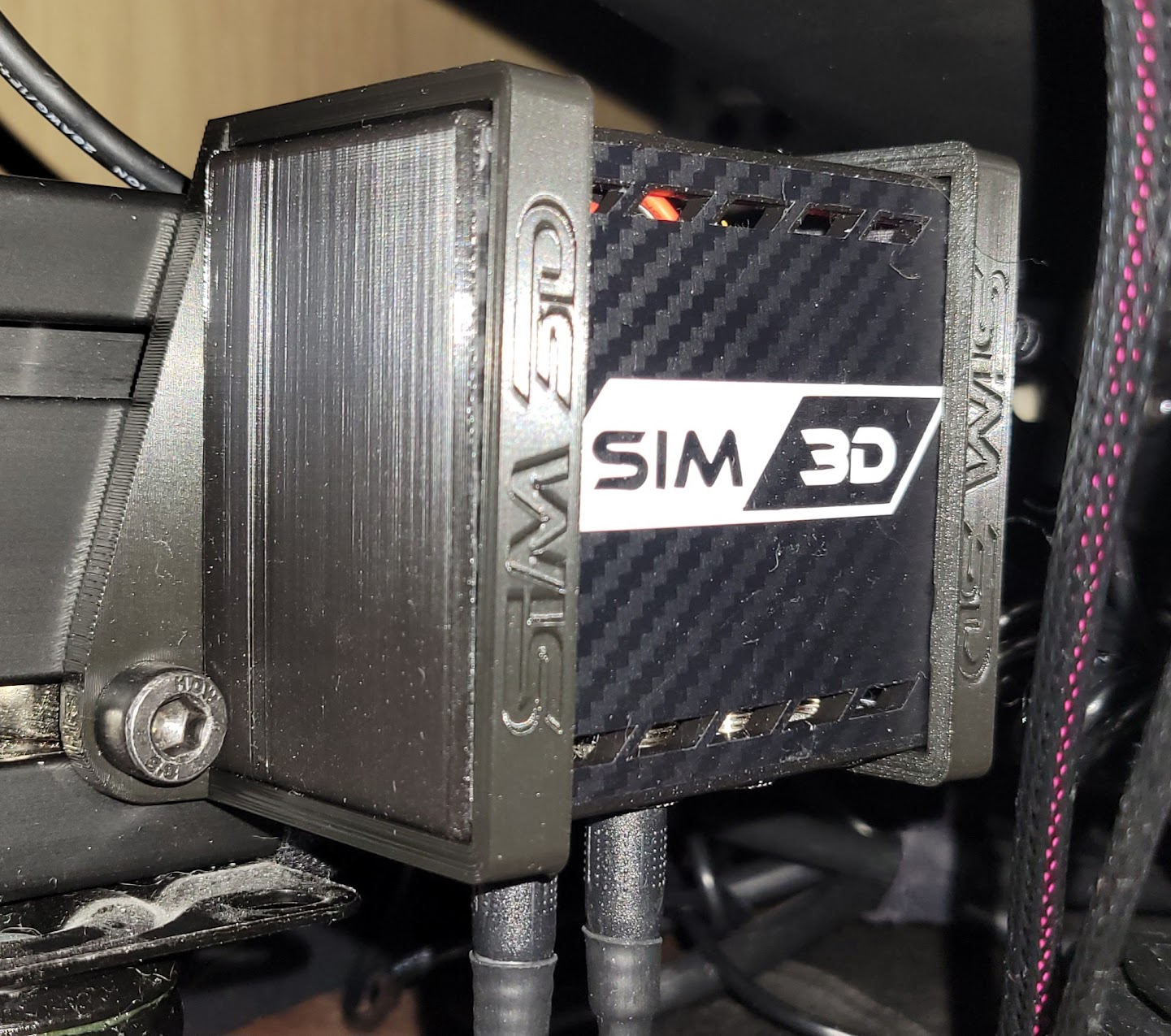 Brackets for mounting Sim3D Control Box by Tim Collier | Download free STL model | Printables.com