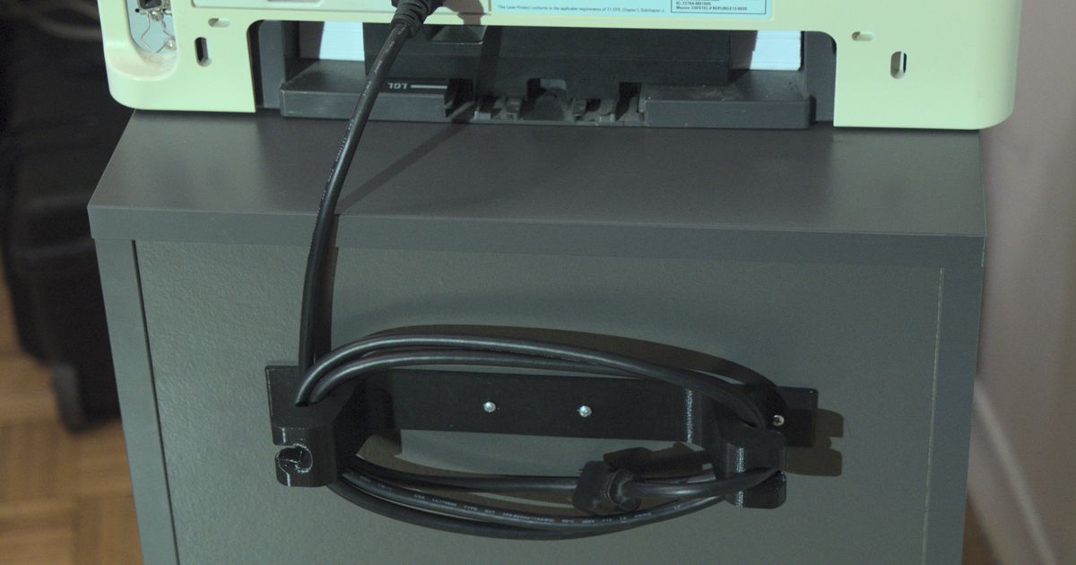 Customizable cord wrap by avolkov | Download free STL model ...