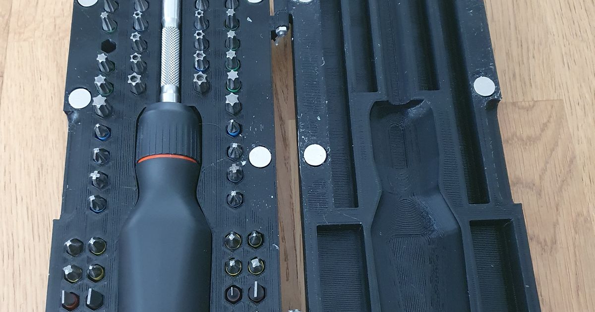LTT screwdriver case w bit storage Remix for standrad size bits by ...
