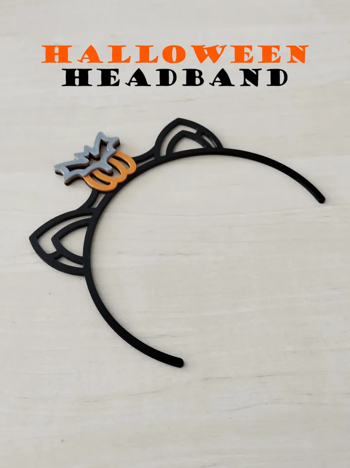 Halloween Headband by E3De | Download free STL model | Printables.com
