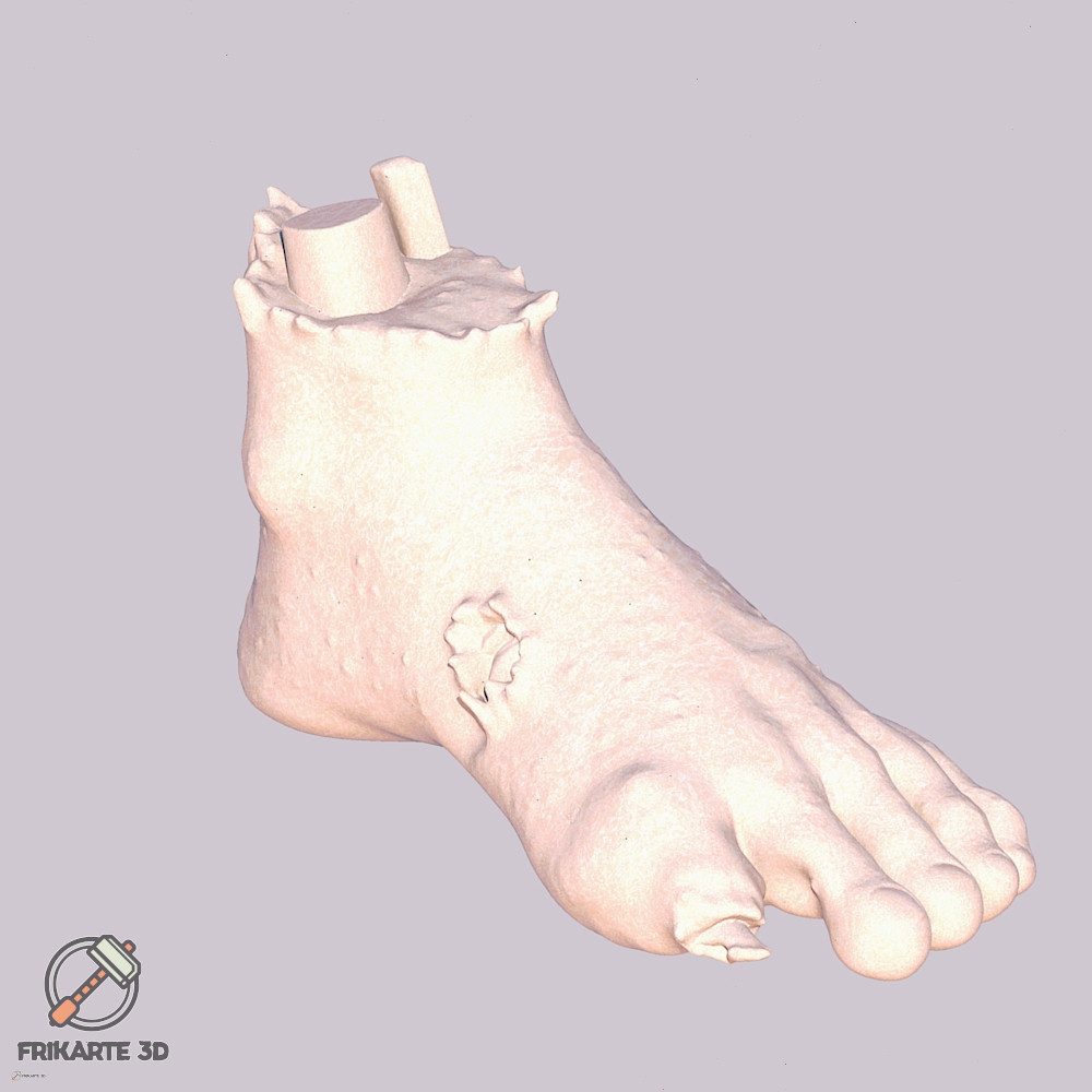 Halloween Bloody Foot by Frikarte3D | Download free STL model ...