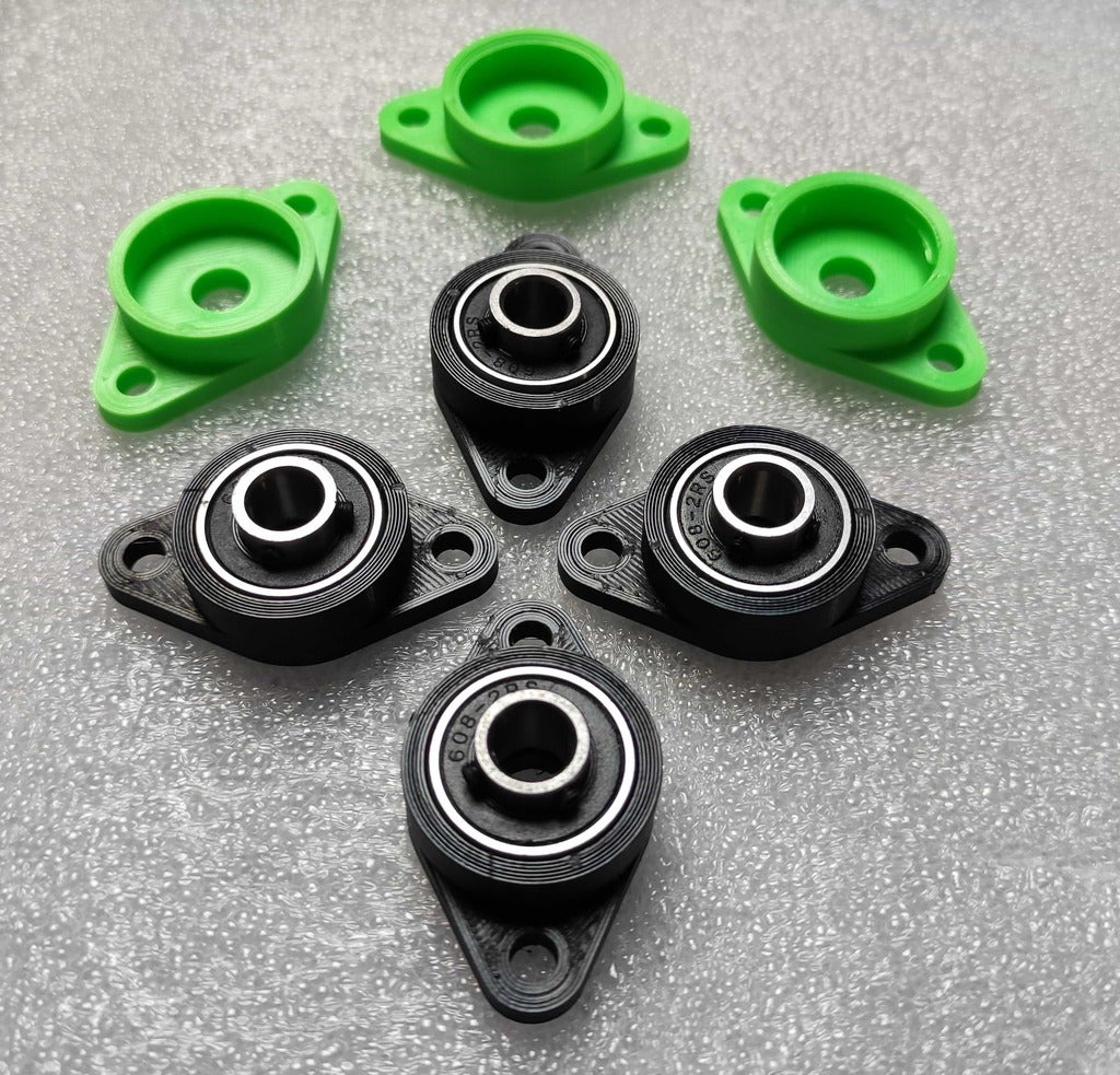 Adapter for horizontal bearings by MARCH3D | Download free STL model ...