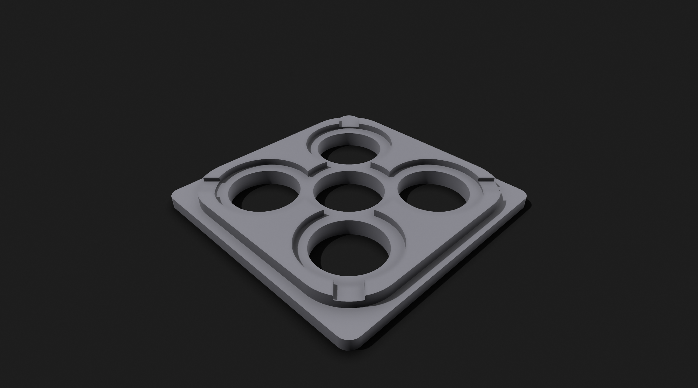 XTool F1 - Base Plate Jig - 4 x 40mm Round (3MF and PDF) by ...