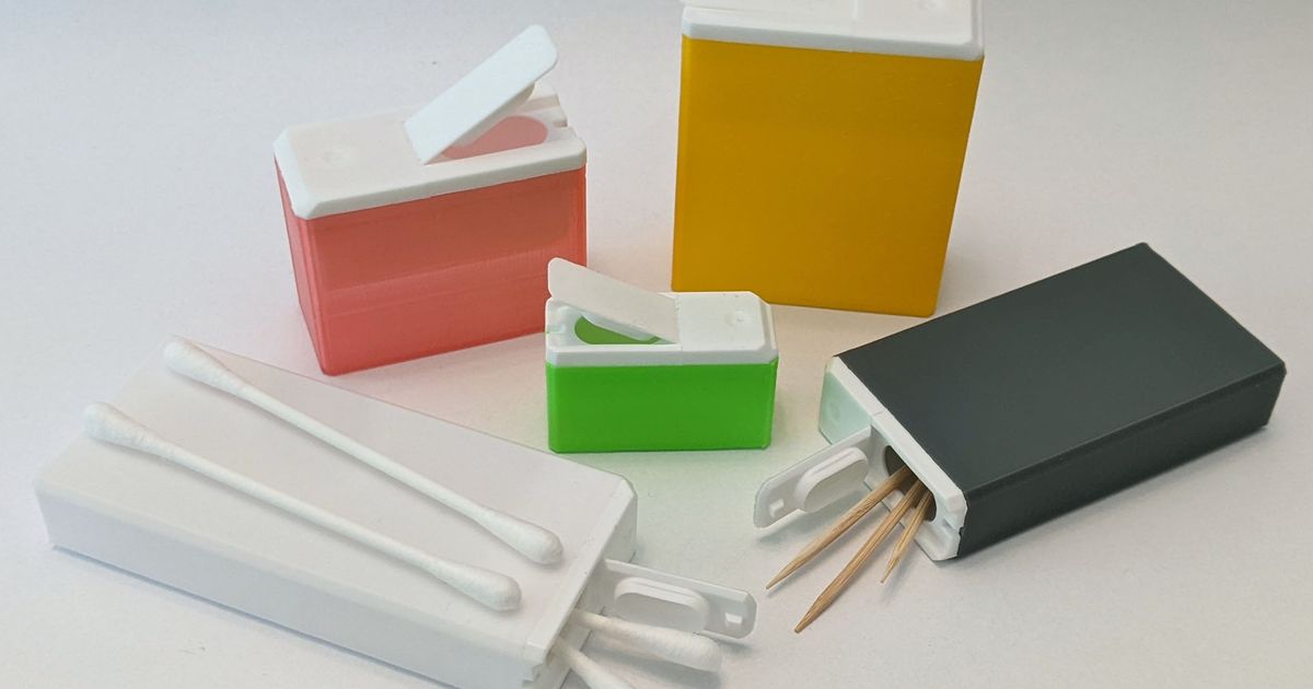 Customizable Tic Tac Box by 3DD | Download free STL model | Printables.com