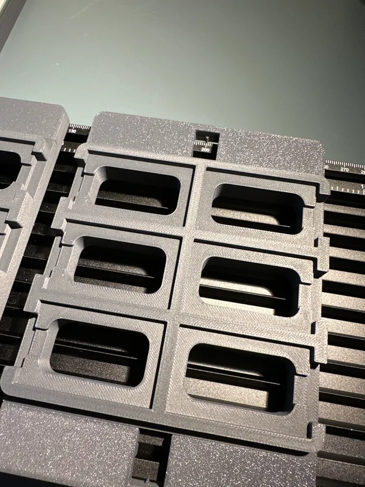XTool F1 - Slide Extension Jig - 6 x 50x30mm Dog Tag (3MF and PDF) by ...