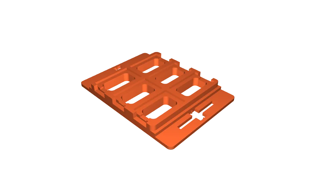 XTool F1 - Slide Extension Jig - 6 x 50x30mm Dog Tag (3MF and PDF) by ...