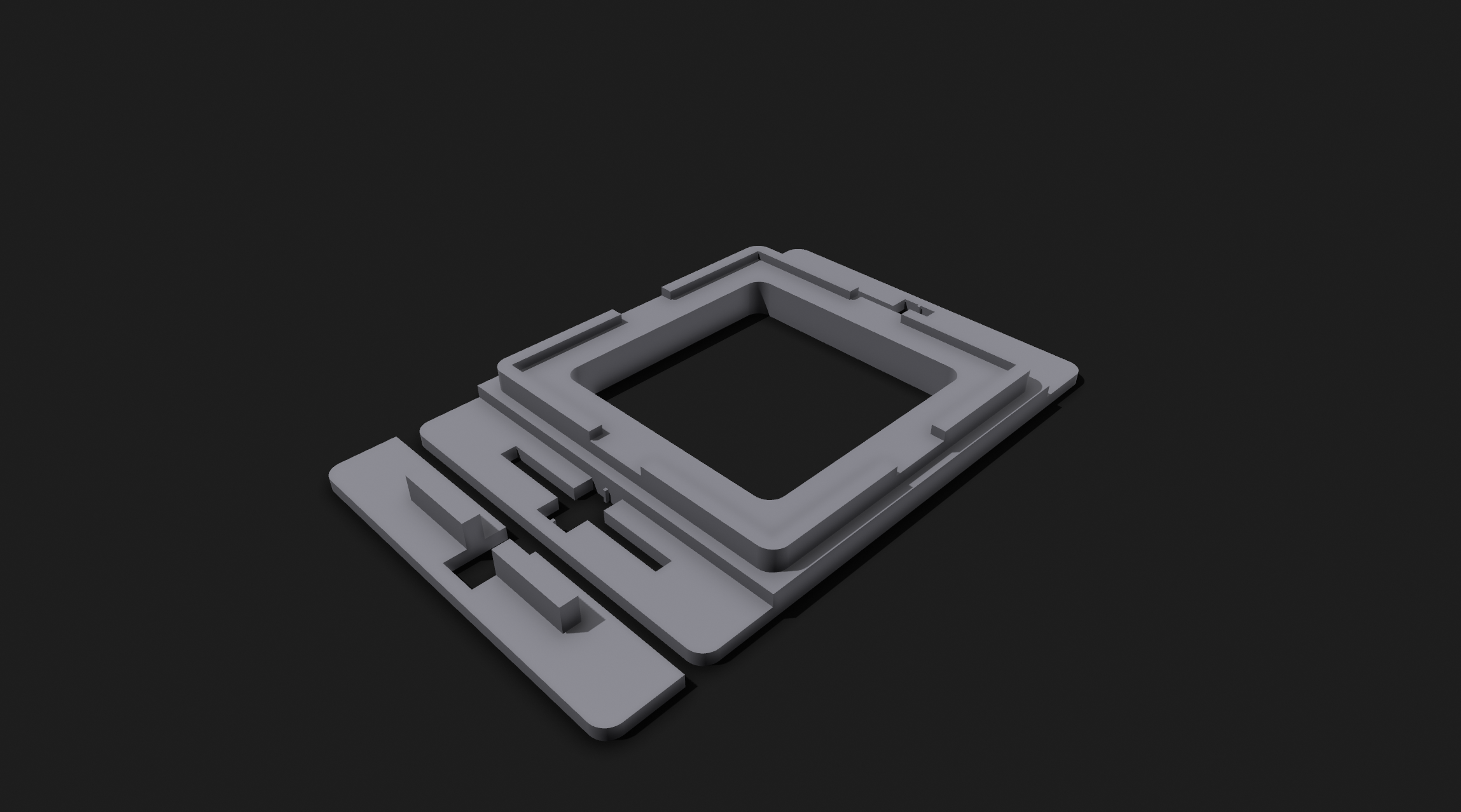 XTool F1 - Slide Extension Jig - 1 x 100mm Square (3MF and PDF) by ...
