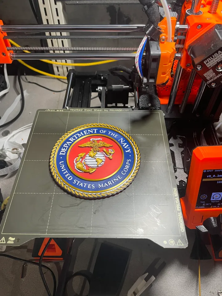 United States Marine Corps Coaster by jammaster63 | Download free STL ...