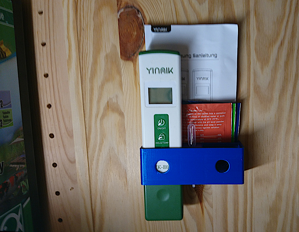 TDS/EC + PH meter holder by Antimaterie | Download free STL model ...