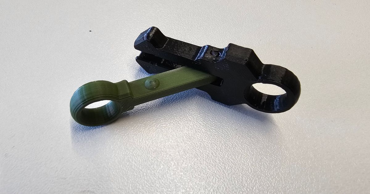 Captured Locking Pin (Medium)_snap by MW | Download free STL model ...