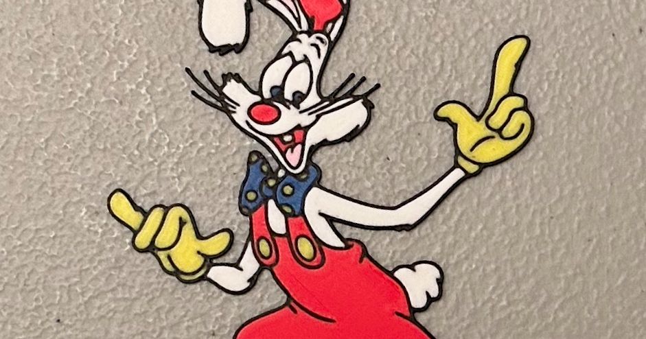 Multicolor Roger Rabbit Magnet by wotfan69 | Download free STL model ...