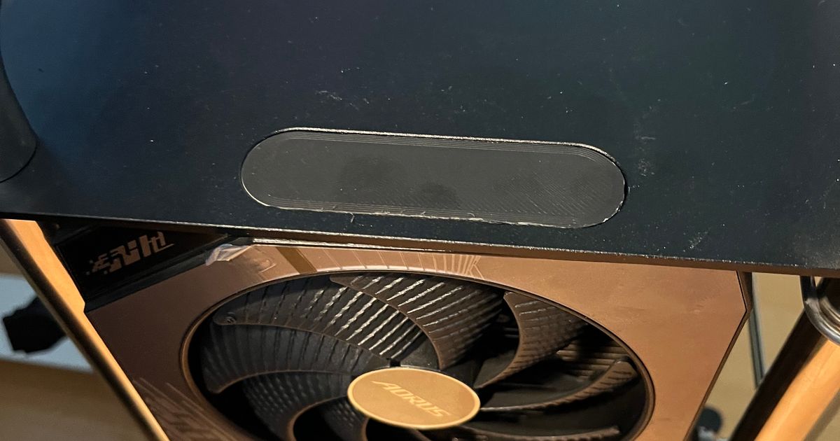 DA6 Mini-ITX and 4090 Gigybyte Aorus Master GPU fixation top by roads ...